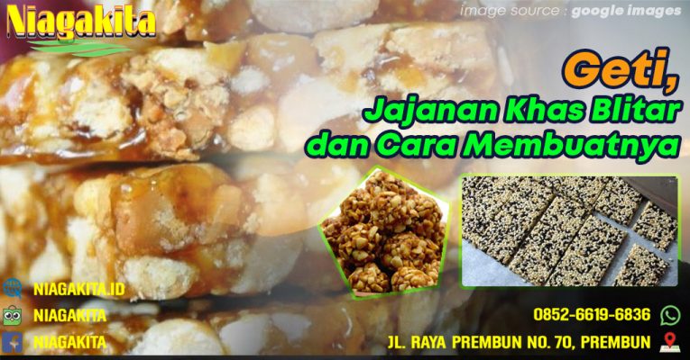 Cara Membuat Geti, Jajanan Khas Blitar | Niagakita